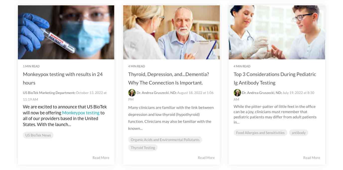 US BioTek Laboratories - World Leader In Specialty Medical Testing