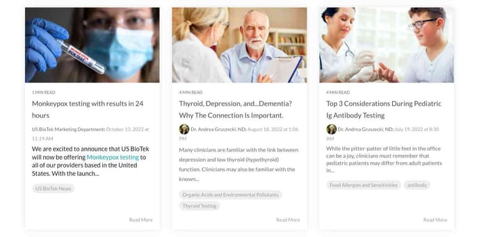 US BioTek Laboratories - World Leader In Specialty Medical Testing