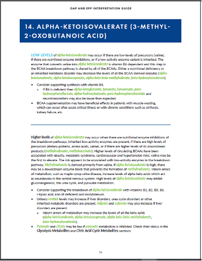 New Insights– Updates to our Organic Acids Profile and Guide